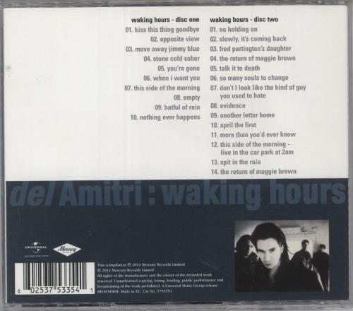Del Amitri Waking Hours: Remastered UK 2 CD album set (Double CD) (797186)