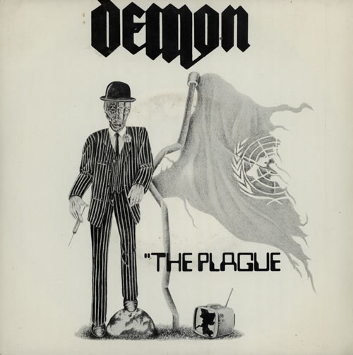 Demon (Rock) The Plague UK 7" vinyl single (7 inch record / 45) (569807)