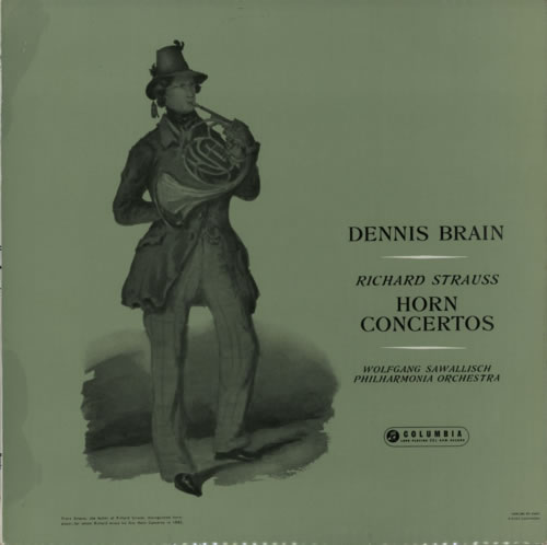 Dennis Brain Richard Strauss Horn Concertos UK vinyl LP album (LP ...