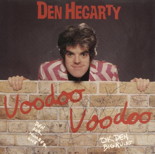 Den Hegarty Voodoo Voodoo - A Label - Autographed UK Promo 7" vinyl ...