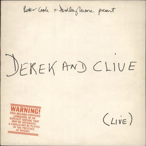 Derek And Clive Derek And Clive Live UK vinyl LP album (LP record) (240234)