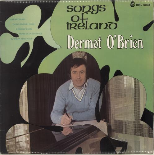 Dermot O'Brien Songs Of Ireland Irish vinyl LP album (LP record) (713986)