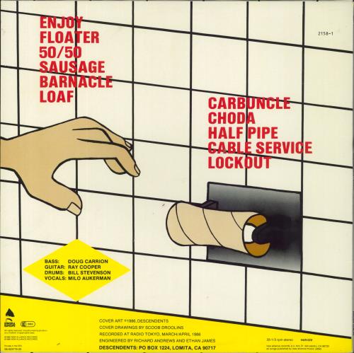 Descendents Enjoy! Dutch vinyl LP album (LP record) (831698)