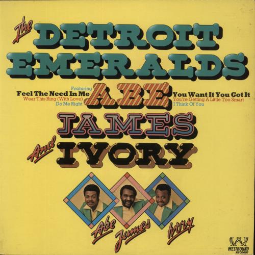 Detroit Emeralds Abe, James And Ivory UK vinyl LP album (LP record ...