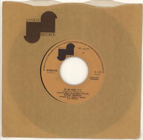 Detroit Emeralds Do Me Right - Wide UK 7" vinyl single (7 inch record ...
