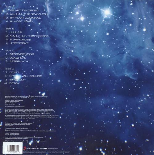 Devin Townsend Galactic Quarantine - Light Blue Vinyl + CD UK 2-LP vinyl record set (Double LP ...