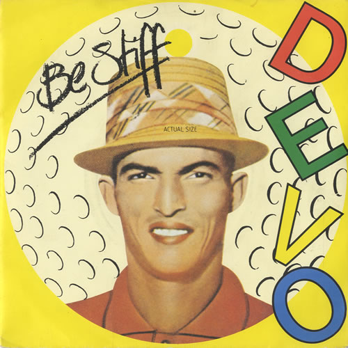 Devo Be Stiff - Clear Vinyl + Sleeve UK 7" vinyl single (7 inch record / 45) (449822)