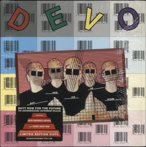 Devo Duty Now For The Future - Shrink US vinyl LP album (LP record) (860823)
