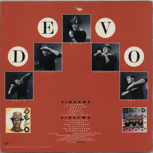 Devo Freedom Of Choice + Poster - EX UK vinyl LP album (LP record) (765278)