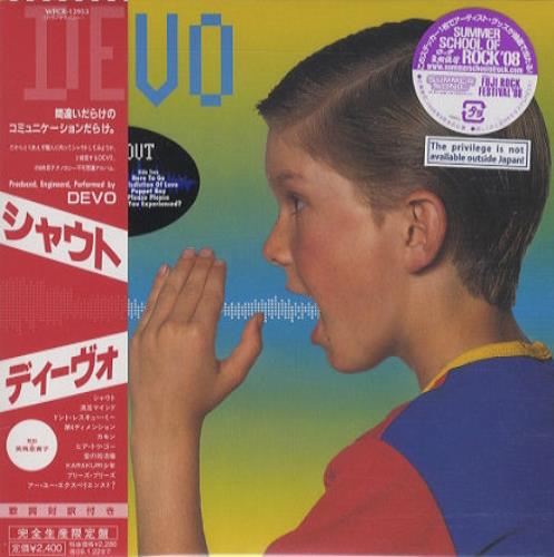 Devo Shout Japanese CD album (CDLP) (437467)