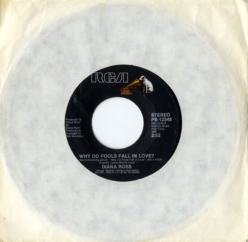 Diana Ross Why Do Fools Fall In Love? US 7" vinyl single (7 inch record / 45) (598875)