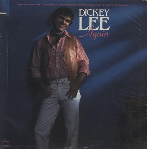 Dickey Lee Again US vinyl LP album (LP record) (761537)