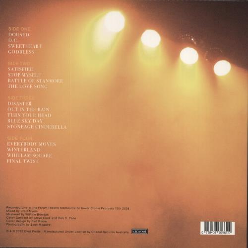 Died Pretty LIVE Australian 2-LP vinyl record set (Double LP Album ...