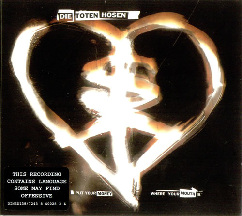 Die Toten Hosen Put Your Money Where Your Mouth Is UK CD Single CD5 5 522907 