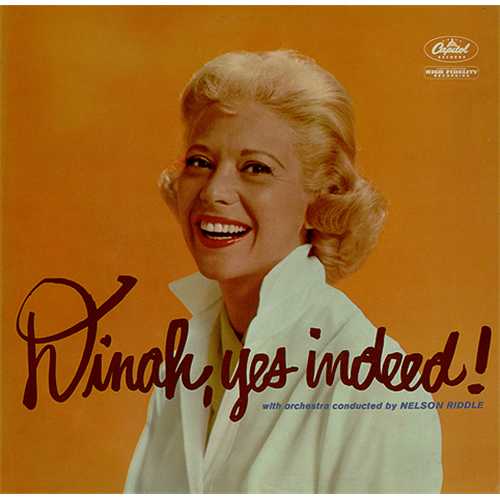 Dinah Shore Dinah, Yes Indeed! UK vinyl LP album (LP record) (408941)