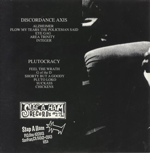 Discordance Axis Split EP US 7" vinyl single (7 inch record / 45) (835635)