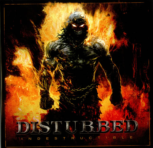 Disturbed Indestructible UK vinyl LP album (LP record) (435898)