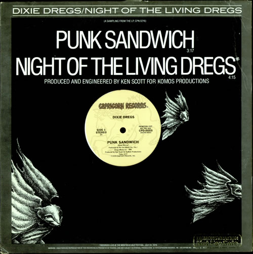 Dixie Dregs Night Of The Living Dregs Sampler US Promo 12" vinyl single ...
