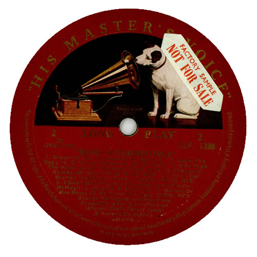 Django Reinhardt The Unforgettable - Factory Sample UK vinyl LP album ...