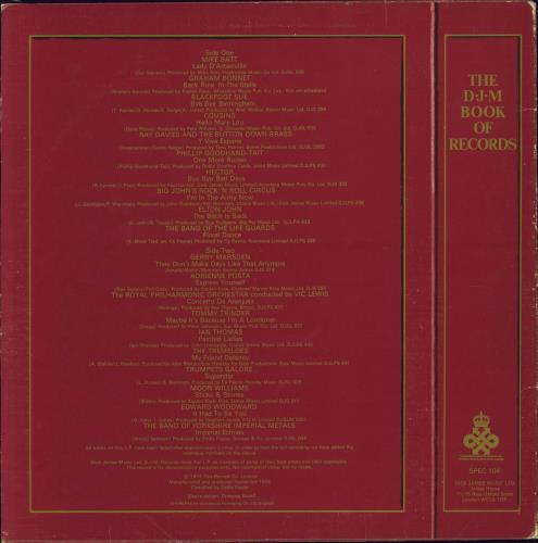 DJM Records The DJM Book Of Records UK Promo vinyl LP album (LP record ...