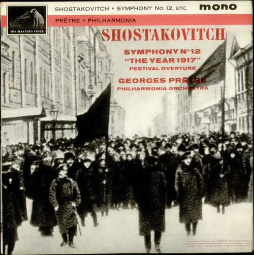 Dmitri Shostakovich Symphony No. 12 'The Year 1917' & Festival Overture UK vinyl LP album (LP ...