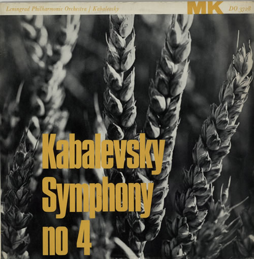 Dmitry Kabalevsky Symphony No. 4 in C Minor UK vinyl LP album (LP ...