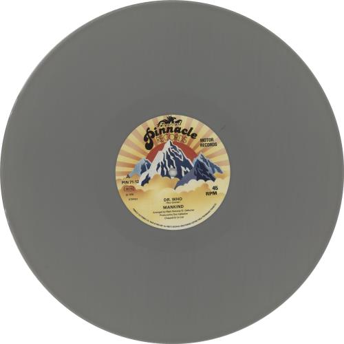 Doctor Who Dr Who - Grey vinyl UK 12" vinyl single (12 inch record ...