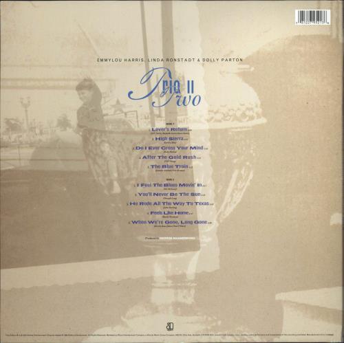 Dolly Parton Trio II (Two) UK vinyl LP album (LP record) (775140)