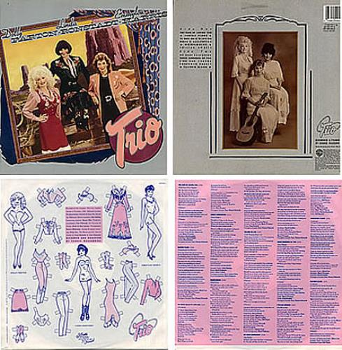 Dolly Parton Trio Japanese vinyl LP album (LP record) (363903)