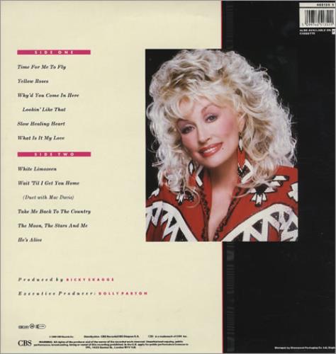 Dolly Parton White Limozeen UK vinyl LP album (LP record) (232201)
