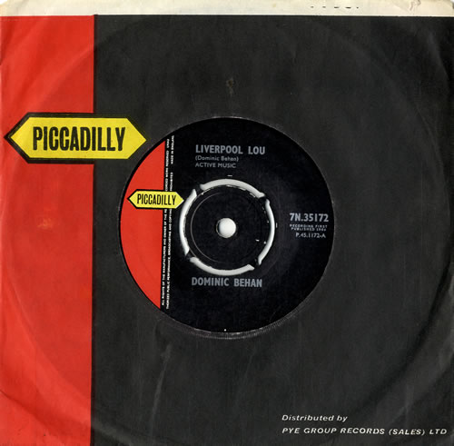 Dominic Behan Liverpool Lou UK 7" vinyl single (7 inch record / 45 ...