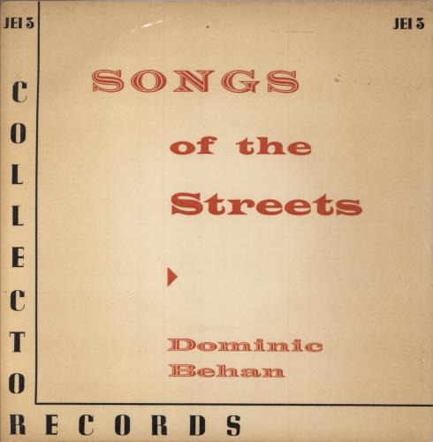 Dominic Behan Songs Of The Streets UK 7" vinyl single (7 inch record ...