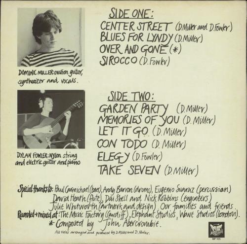 Dominic Miller The Latin/Jazz Guitars Of Dominic Miller And Dylan ...