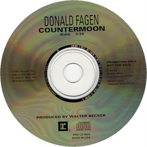 Donald Fagen Countermoon US Promo CD single (CD5 / 5") (412423)