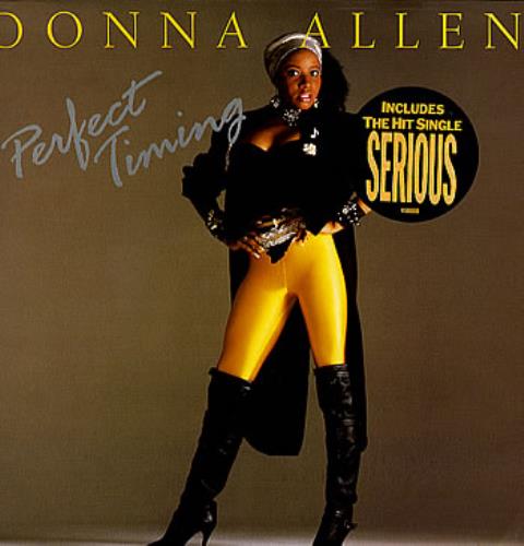 Donna Allen Perfect Timing UK vinyl LP album (LP record) (285225)