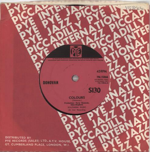 Donovan Colours - Solid UK 7" vinyl single (7 inch record / 45) (716887)