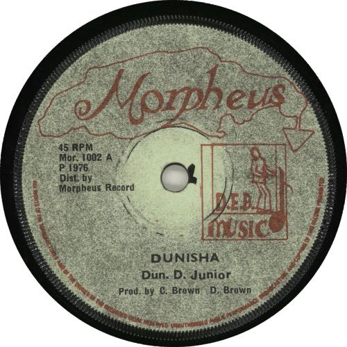 Don Drummond Jr. Dunisha UK 7" vinyl single (7 inch record / 45) (713173)