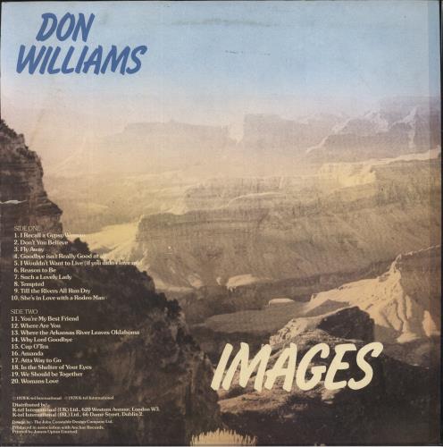 Don Williams Images UK vinyl LP album (LP record) (449236)