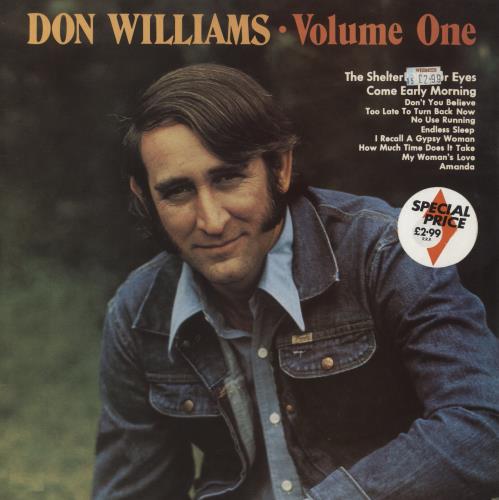 Don Williams Volume One UK vinyl LP album (LP record) (392997)