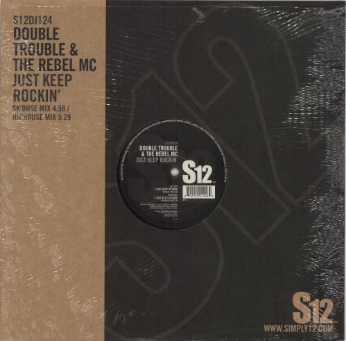 Double Trouble Just Keep Rockin' UK 12" vinyl single (12 inch record / Maxi-single) (774194)