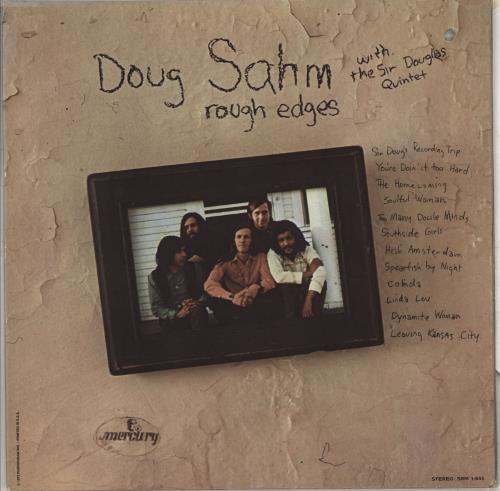 Doug Sahm Rough Edges US vinyl LP album (LP record) (711830)