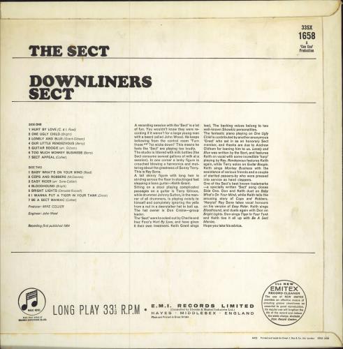 Downliners Sect The Sect - 1st UK vinyl LP album (LP record) (782476)