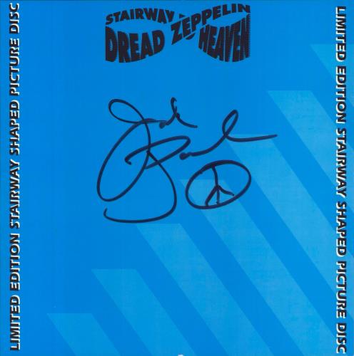 Dread Zeppelin Stairway To Heaven - Autographed UK shaped picture disc ...