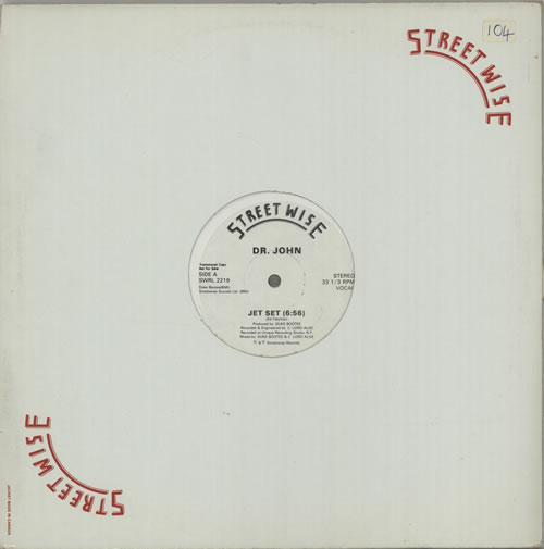 Dr John Jet Set US Promo 12" vinyl single (12 inch record / Maxi-single ...