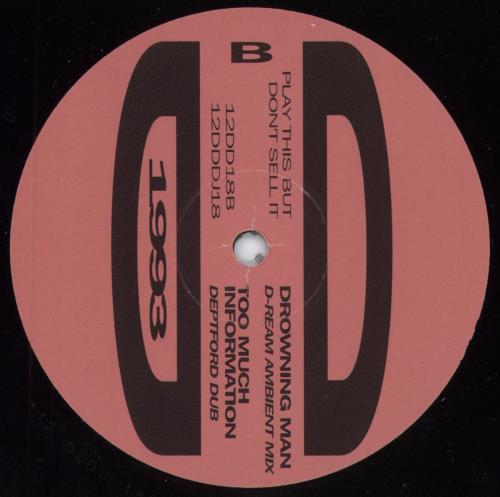 Duran Duran Drowning Man UK Promo 12" vinyl single (12 inch record ...