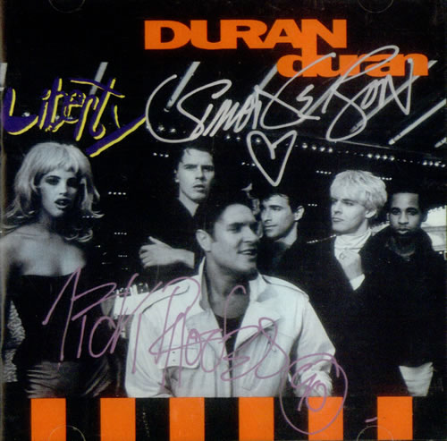 Duran Duran Liberty - Autographed US CD album (CDLP) (99627)