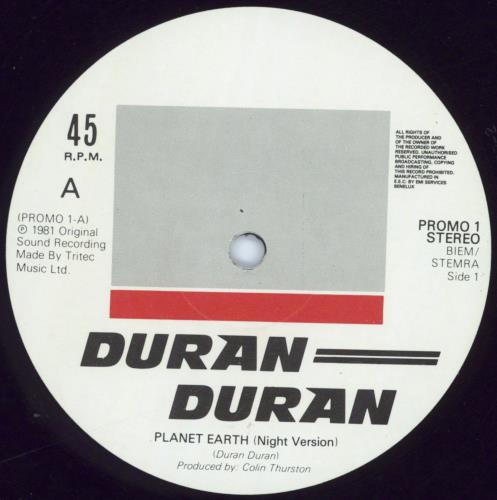 Duran Duran With Compliments Dutch Promo 12" vinyl single (12 inch ...