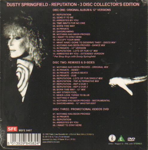 Dusty Springfield Reputation - Expanded Collector's Edition - Sealed UK ...