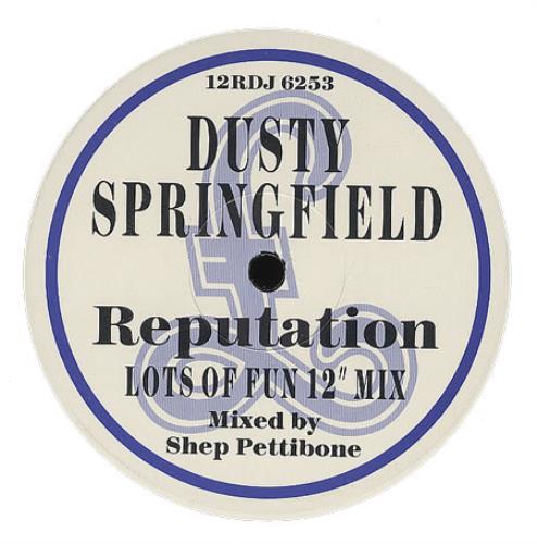 Dusty Springfield Reputation UK Promo 12" vinyl single (12 inch record ...