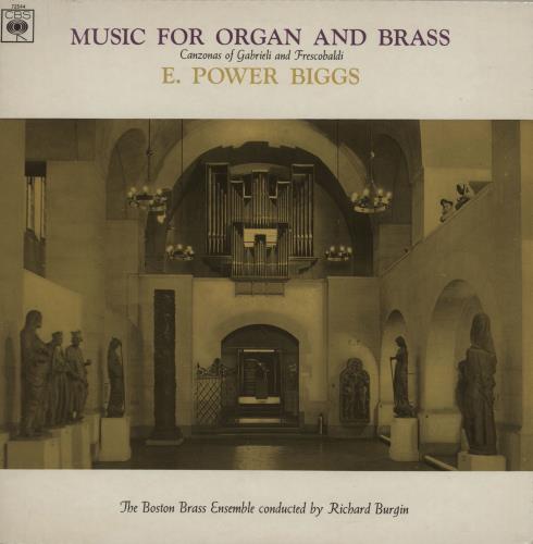 E. Power Biggs Music For Organ And Brass UK vinyl LP album (LP record ...